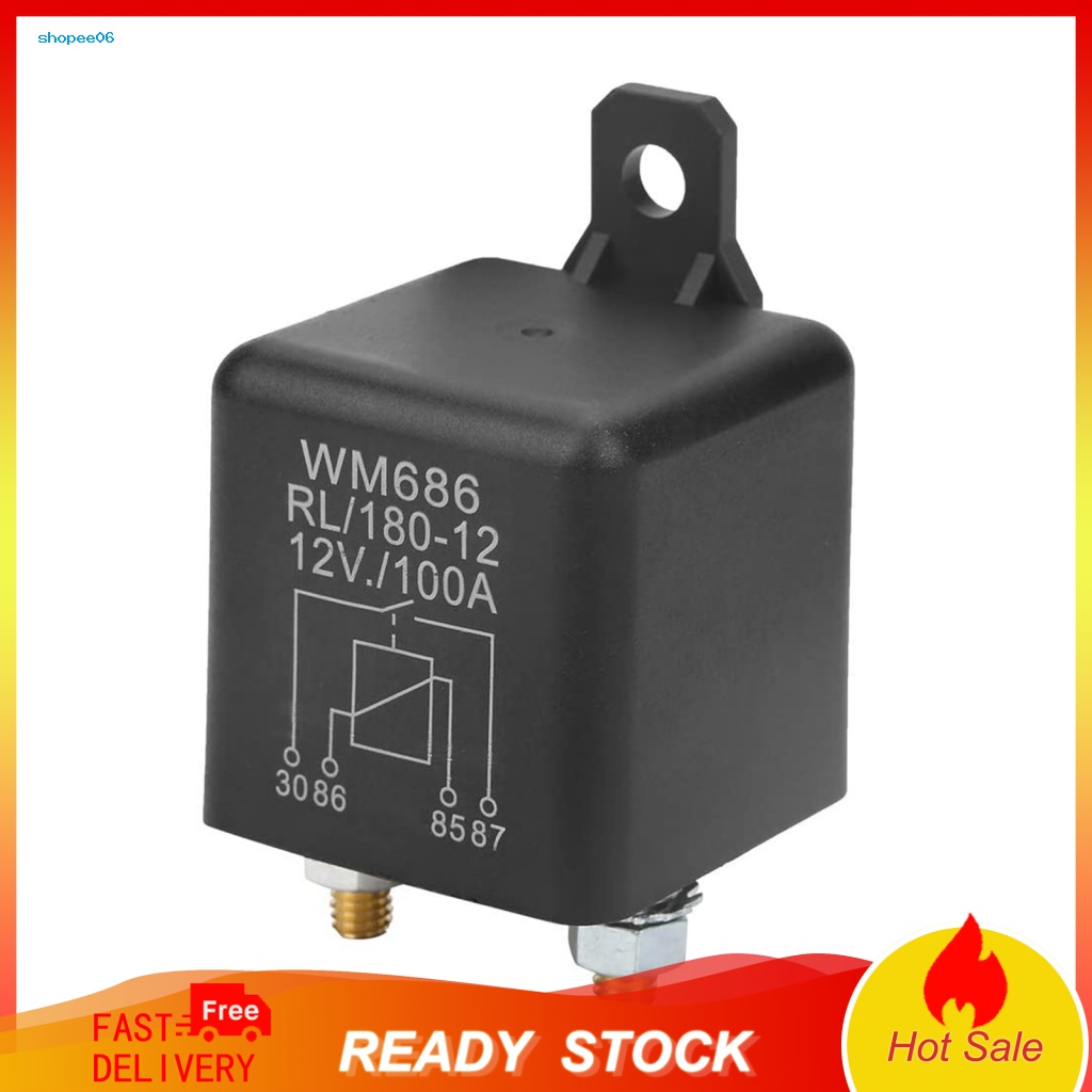 Setn WM686 100A RL/180 12V DC รีเลย์สตาร์ทเตอร์รถยนต์ กันฝุ่น | Shopee Thailand