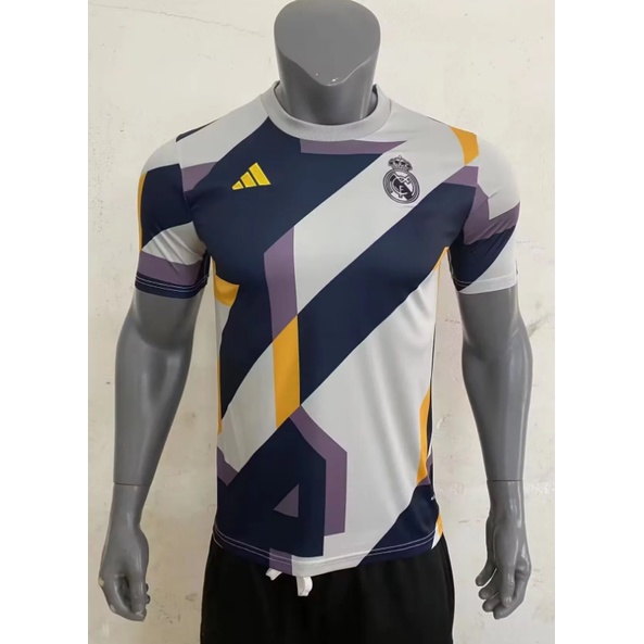 เสื้อกีฬาแขนสั้น ลายทีมฟุตบอล Real Madrid 2324 ชุดเหย้า สําหรับผู้ชาย ...