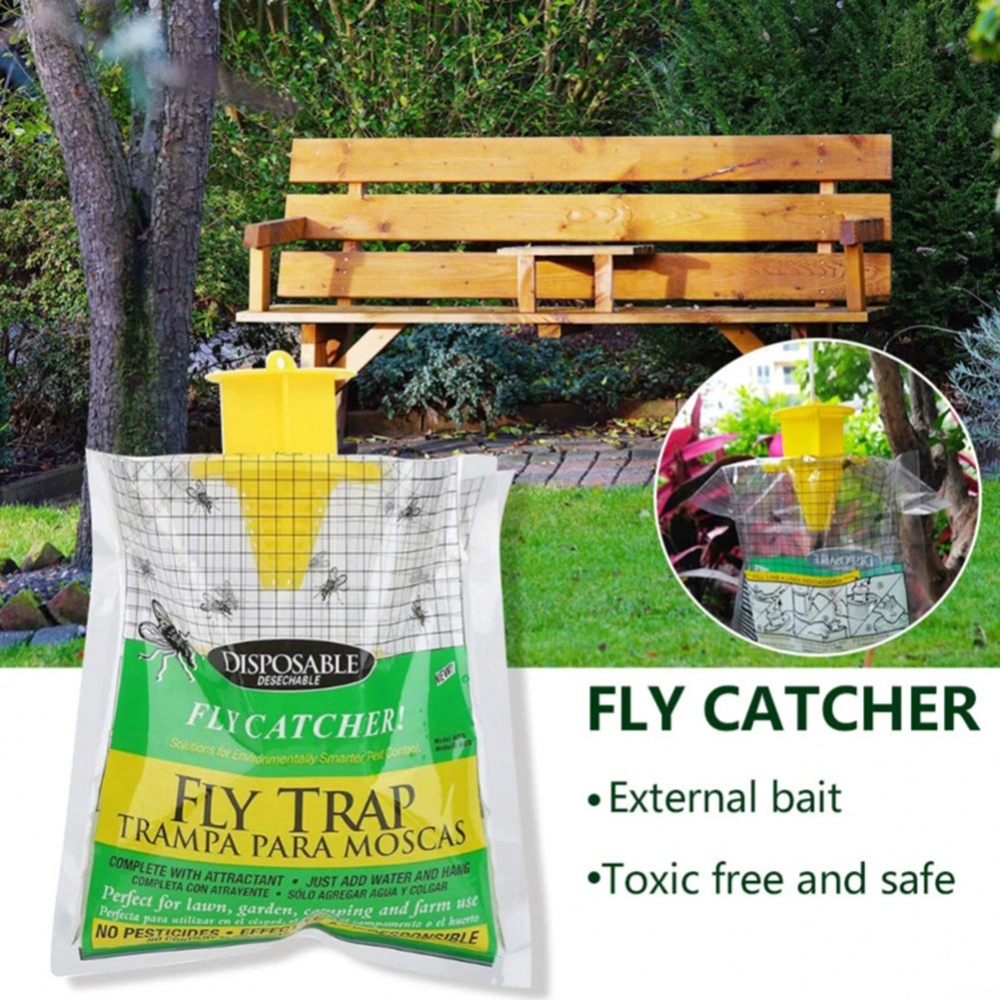 【VARSTR】Fly Catcher False Stability Flies Flies Catcher Fly Trap Bag ...