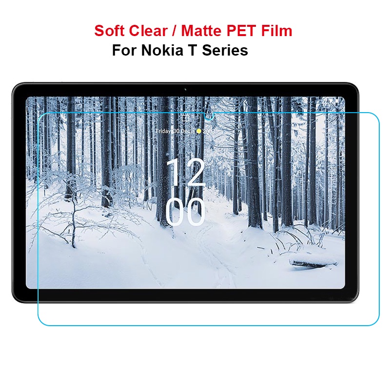สําหรับ Nokia T21 T20 ด้านหน้า Slim Soft HD Clear/Matte ไม่มีลายนิ้วมือ ...