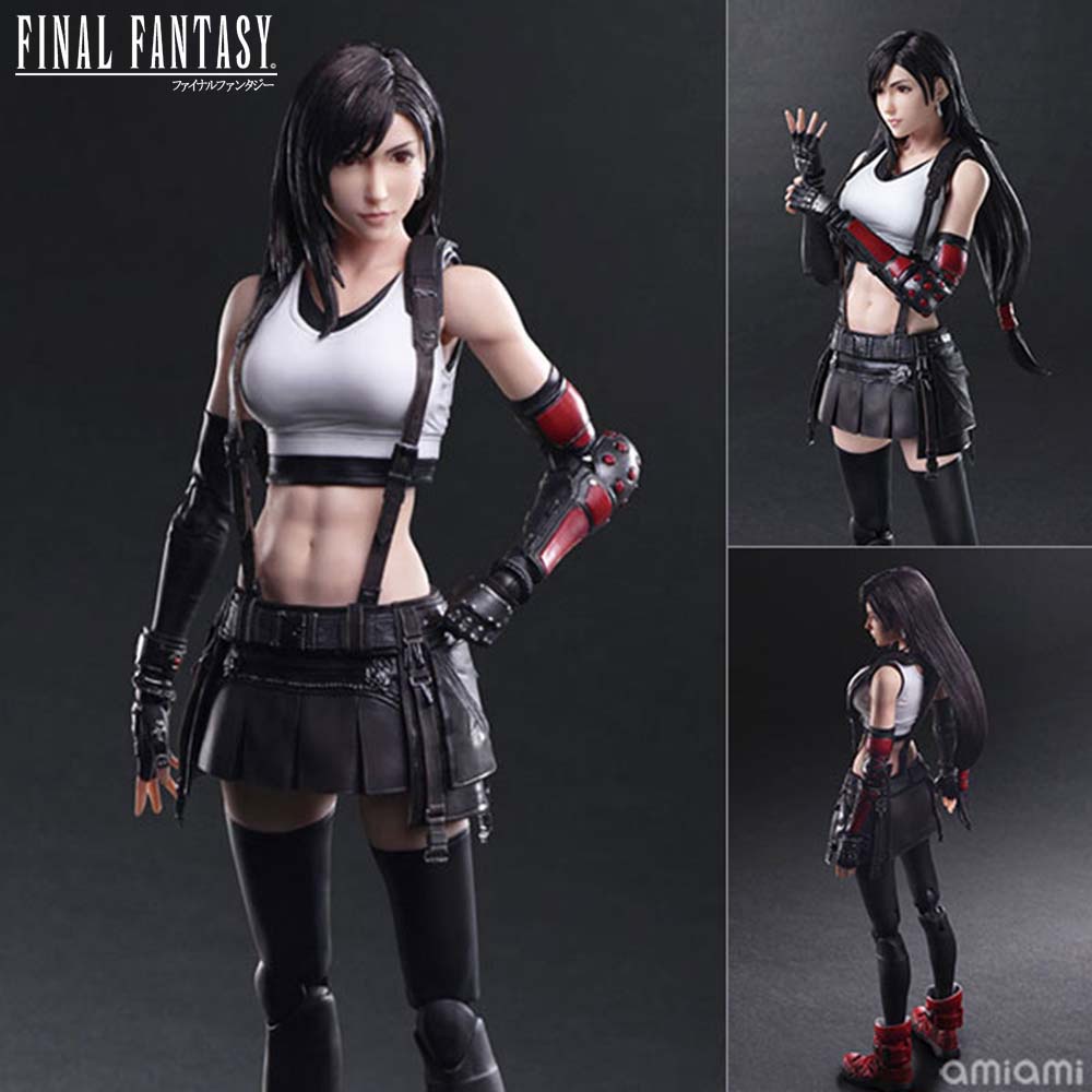 Figma ฟิกม่า Model Figure ฟิกเกอร์ Play Arts Kai Final Fantasy VII Remake ไฟนอลแฟนตาซี 7 Tifa ...