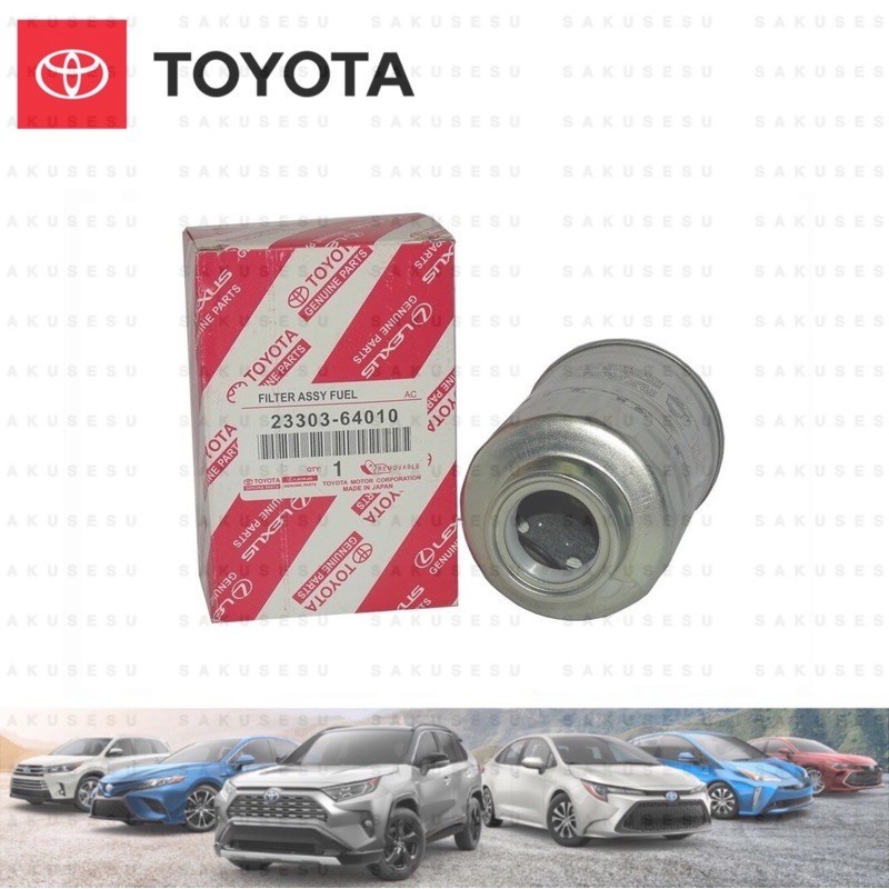 ไส้กรองน้ํามันเชื้อเพลิง 23304-64010 สําหรับ Camry Hiace LN50 LH113 ...
