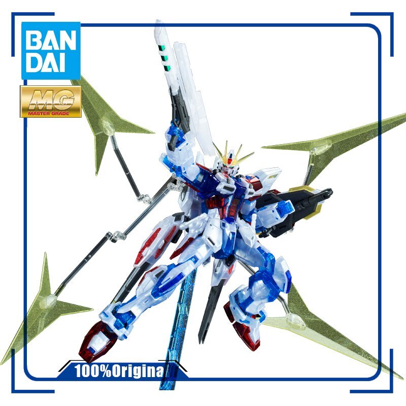 BANDAI PB MG 1/100 GAT-X105B-ST Star Build Strike Gundam (RG System Ver.) Assembly Model Action ...