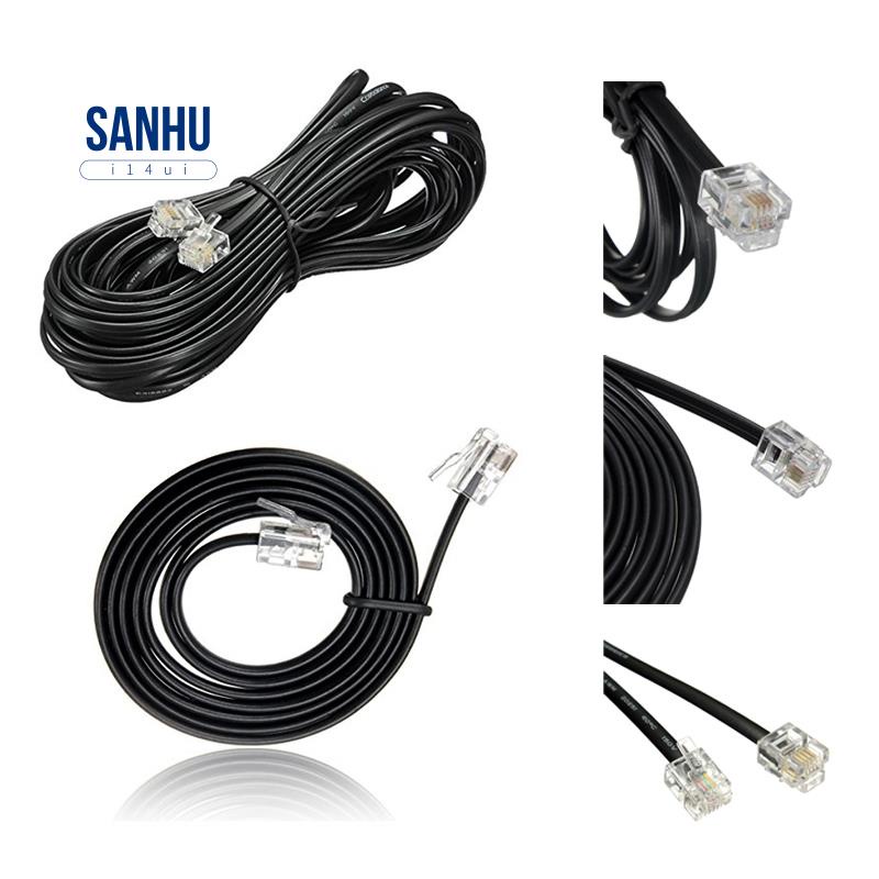 Rj11 6P4C สายสายโทรศัพท์ ADSL โมเด็ม | Shopee Thailand