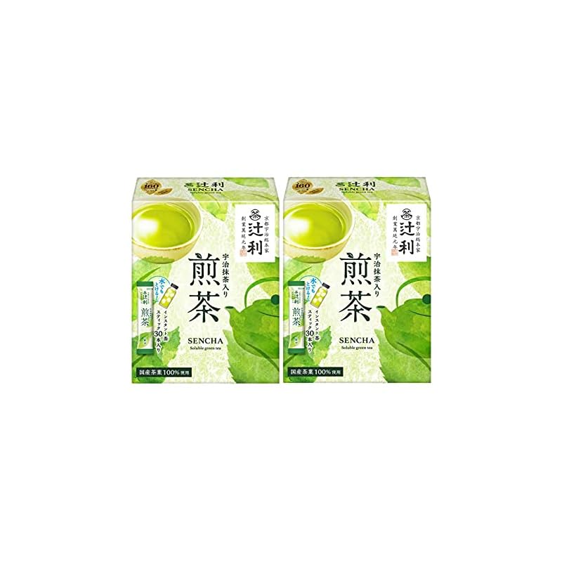 [Japan Direct] Tsujiri Uji Matcha Sencha Green Tea Sticks 30P X 2 กล่อง ...