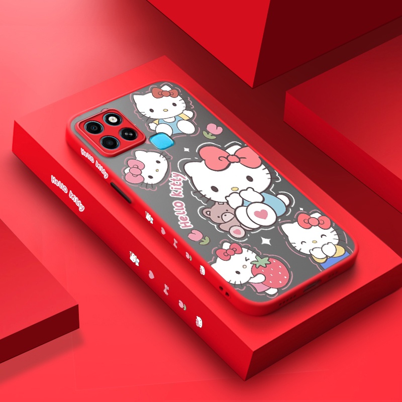 สําหรับ Infinix Smart 6 HD Smart 6 Plus เคสการ์ตูน Hello Kitty รูปแบบ ...