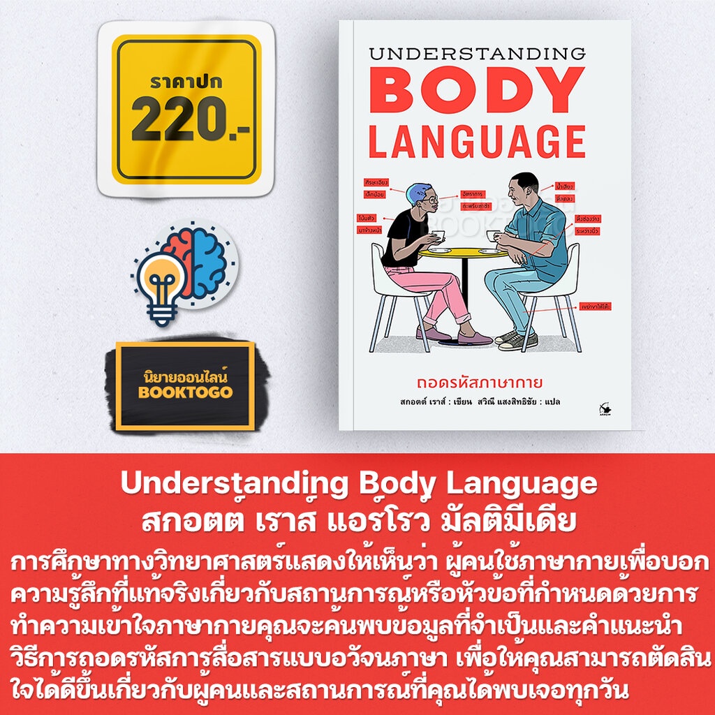 (พร้อมส่ง) Understanding Body Language ถอดรหัสภาษากาย สกอตต์ เราส์ แอร์ ...