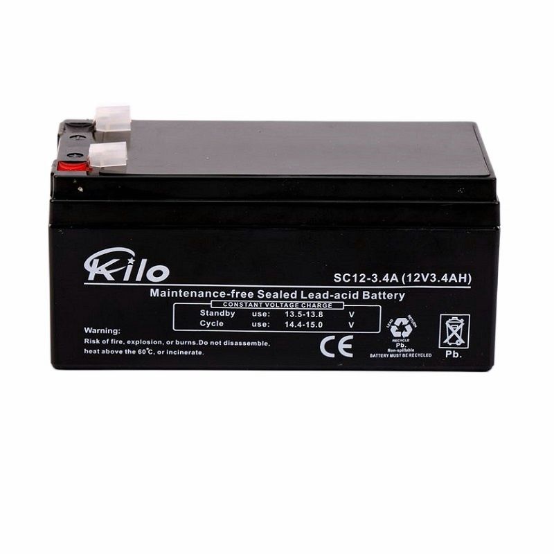 Np3.2-12 12v3.4Ah ตู้ควบคุมลิฟต์ อุปกรณ์เสริมแบตเตอรี่ ชาร์จได้ ...