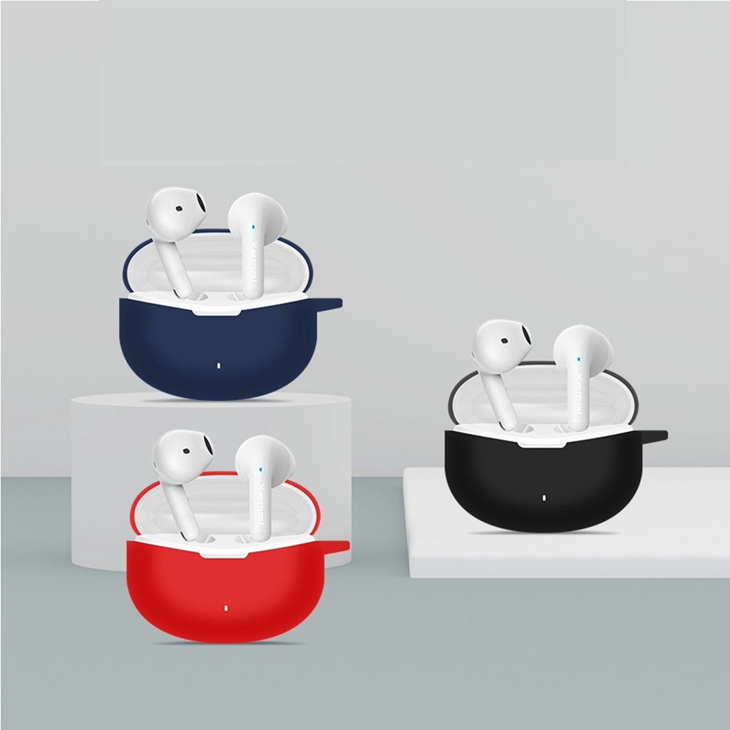 คุณภาพดีSolid Color เข้ากันได้กับ Edifier X2S เคสซิลิโคนอ่อนนุ่มหูฟังเค ...