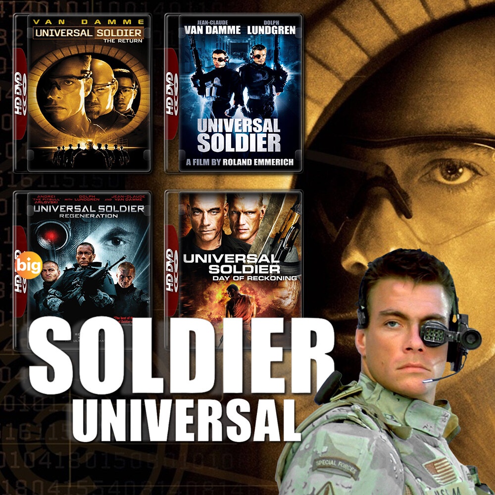 แผ่น DVD หนังใหม่ Universal Soldier ภาค 1-4 DVD Master เสียงไทย (เสียง ...