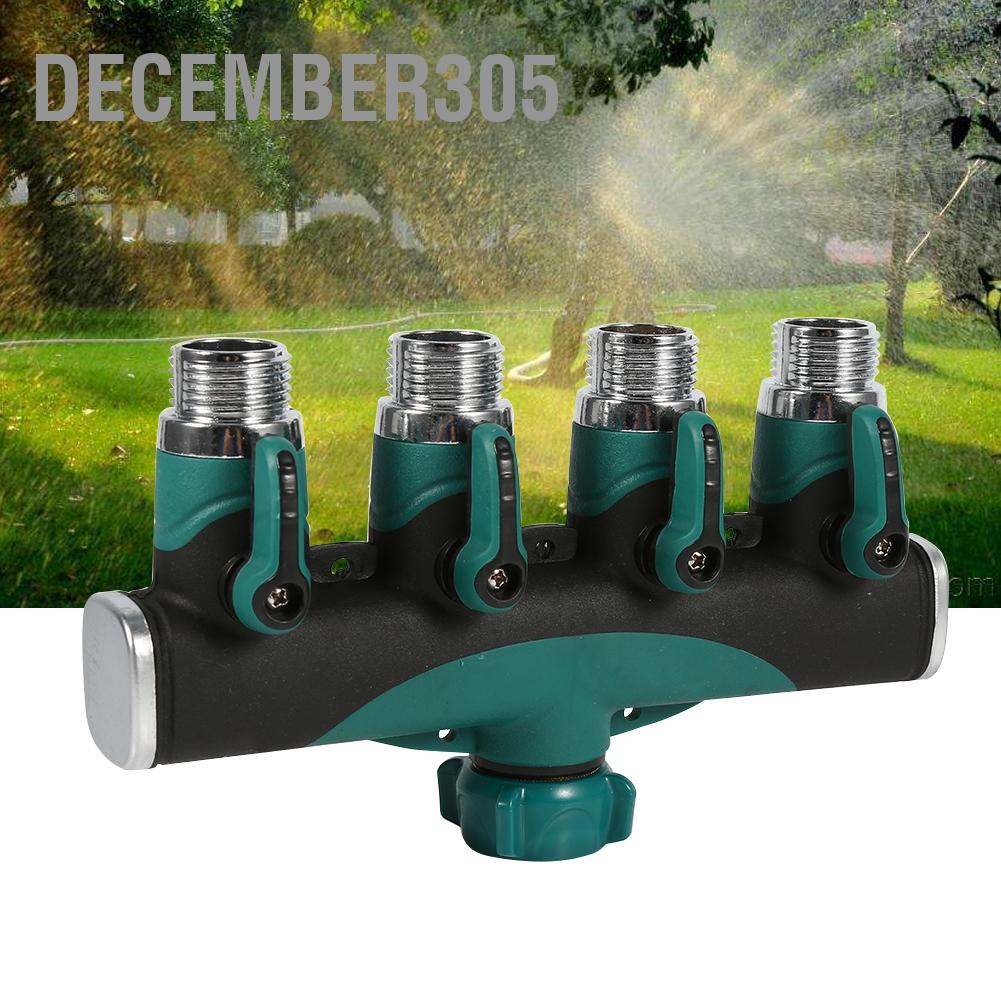December305 4 Way Water Tap Converter Connector Splitter ท่อ อะแดปเตอร์ ...