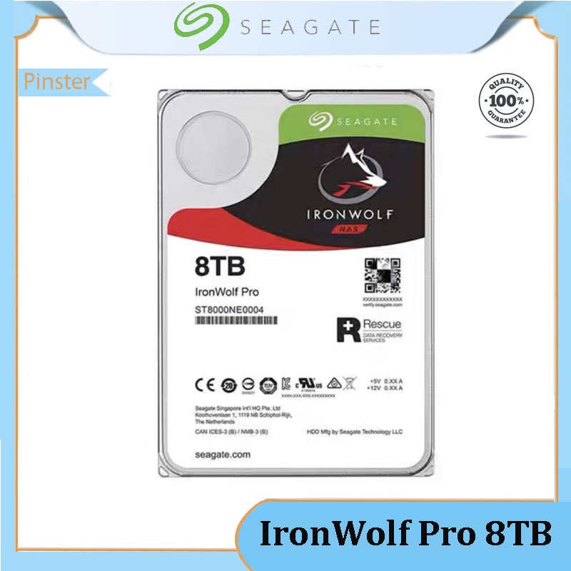 Seagate IronWolf Pro 8TB ST8000NE004 SATA 6Gb/s 7200RPM 8TB 3.5 นิ้ว ...