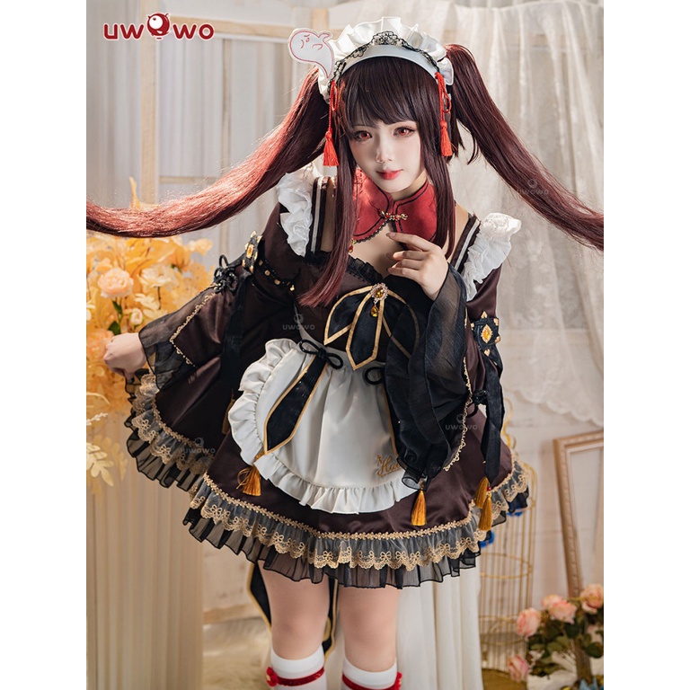 เครื่องแต่งกายคอสเพลย์ คอสเพลย์ อนิเมะแม่บ้าน Uwowo Yuanshen cos Walnut ...