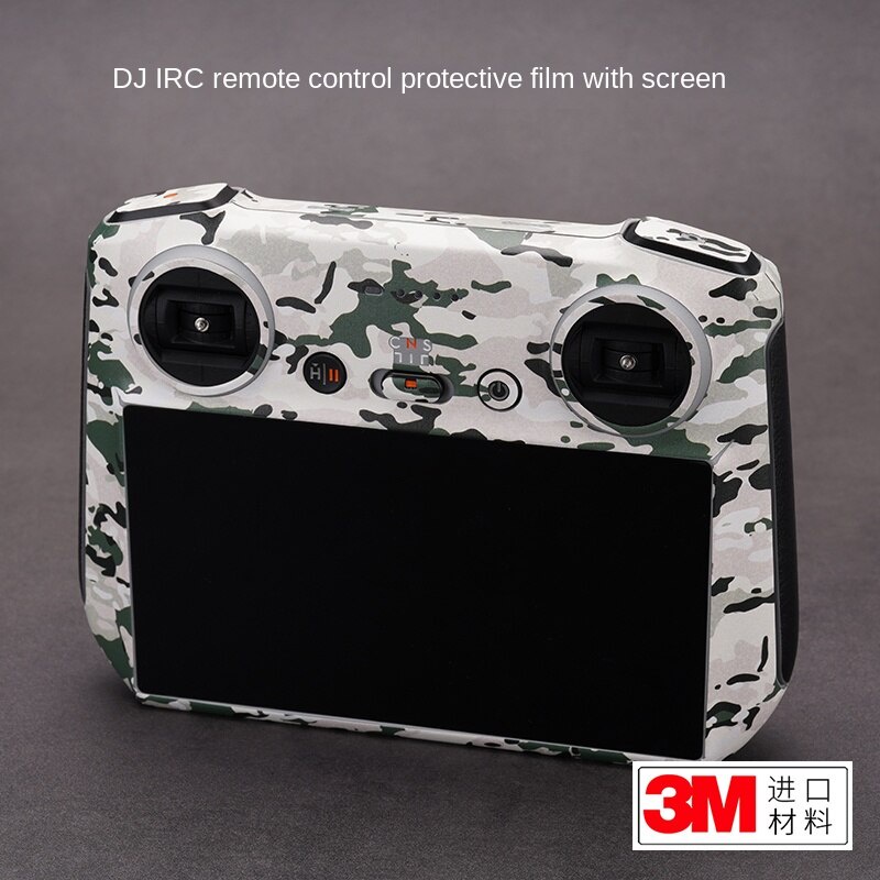 สติกเกอร์หนัง พร้อมฟิล์มกันรอยหน้าจอ สําหรับรีโมตคอนโทรล DJI 3M RC ...