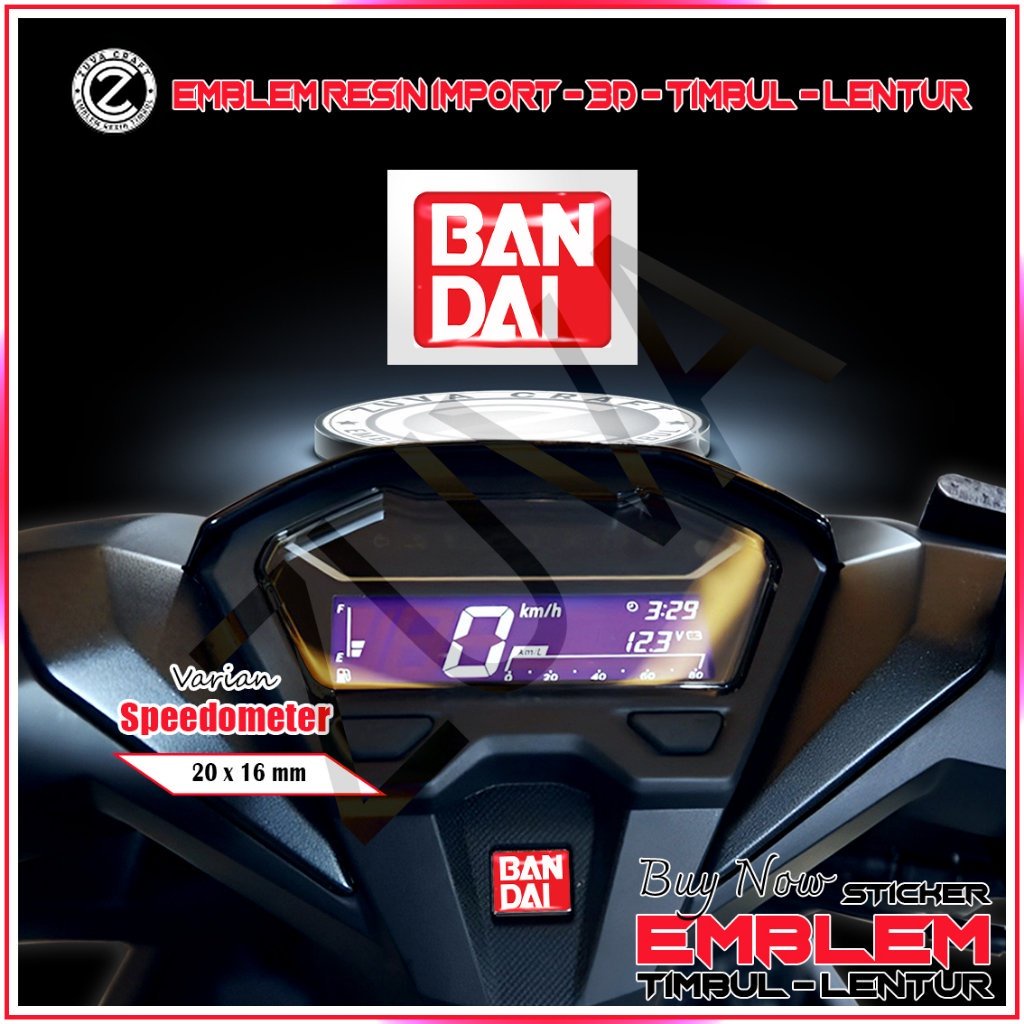 Honda SPIDER EMBLEM LOGO BANDAI สติ๊กเกอร์นูน อุปกรณ์เสริมรถจักรยานยนต์ ...