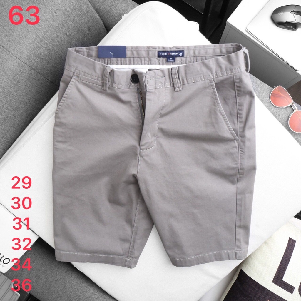 【New⚡ 】กางเกงขาสั้น ท อมมี่ ผ้าชิโน สีเทาอากาศ มีถึงเอว 29-36 รหัสKA4 | Shopee Thailand