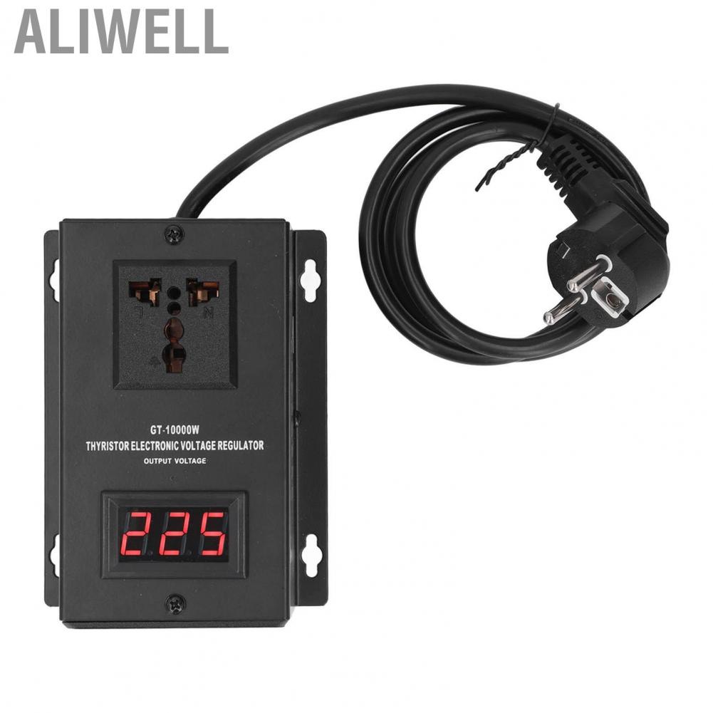 Aliwell Electronic Voltage Regulator Thyristor 25A Step Up Buck EU Plug ...