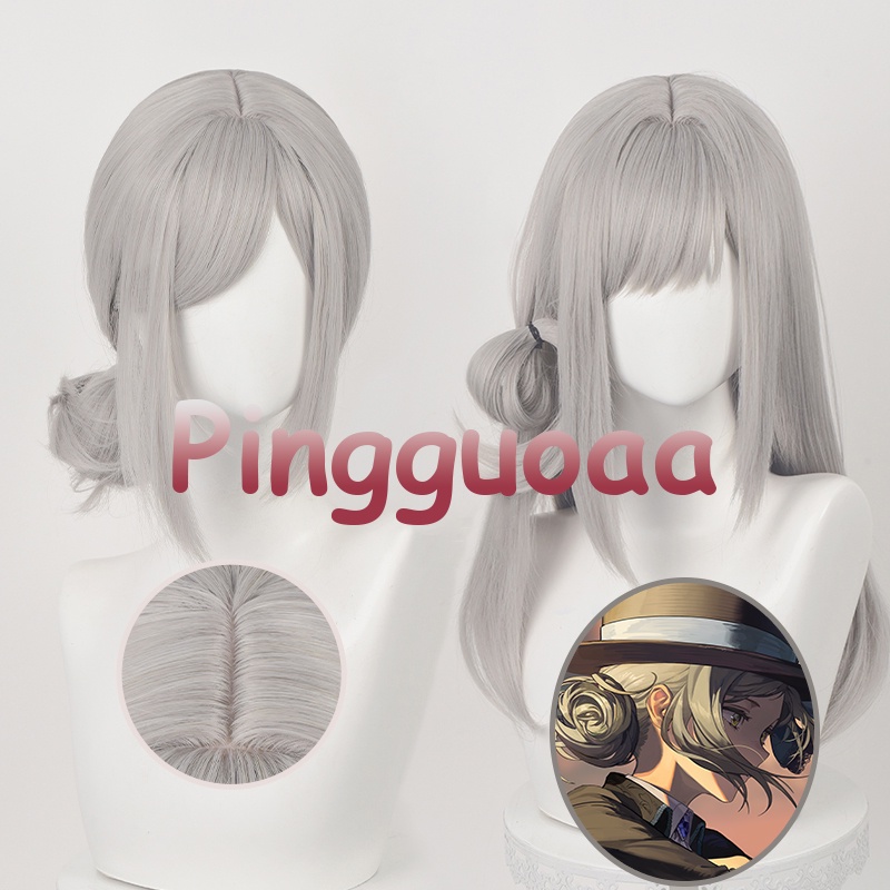 【Manmei】Reverse:1999 Vertin Cosplay Wig 55cm Long Gray Wigs Heat ...