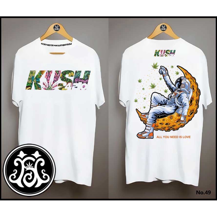 เสื้อยืด KUSH TEAM Original ทั้งหมดที่คุณต้องการคือเสื้อ LOVE | Shopee ...