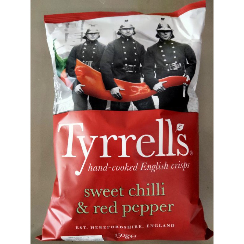 Tyrrells Sweet Chilli & Red Pepper Chips 150g. | Shopee Thailand