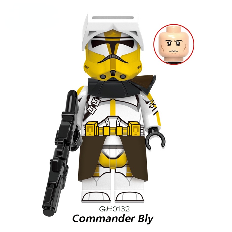 ของเล่นตัวต่อฟิกเกอร์ Space Wars Wrecker Clone Trooper Commander Cody ...