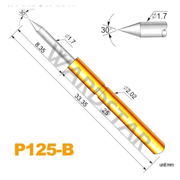 เข็มทดสอบวงจร (Pogo pin) P125-B (ชิ้น) | Shopee Thailand