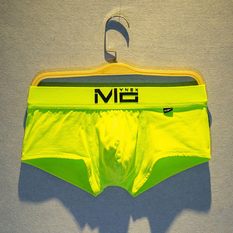 MNO.9 Boxer Briefs MC01 กางเกงในชาย เป้าตุง colorful ขอบลายอักษร กางเกงในบ๊อกเซอร์ | Shopee Thailand