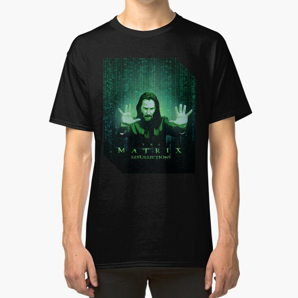ส ่ วนลดสูงTee Matrix Resurrection TShirtภาพยนตร ์ Neo Trinity top tee ...