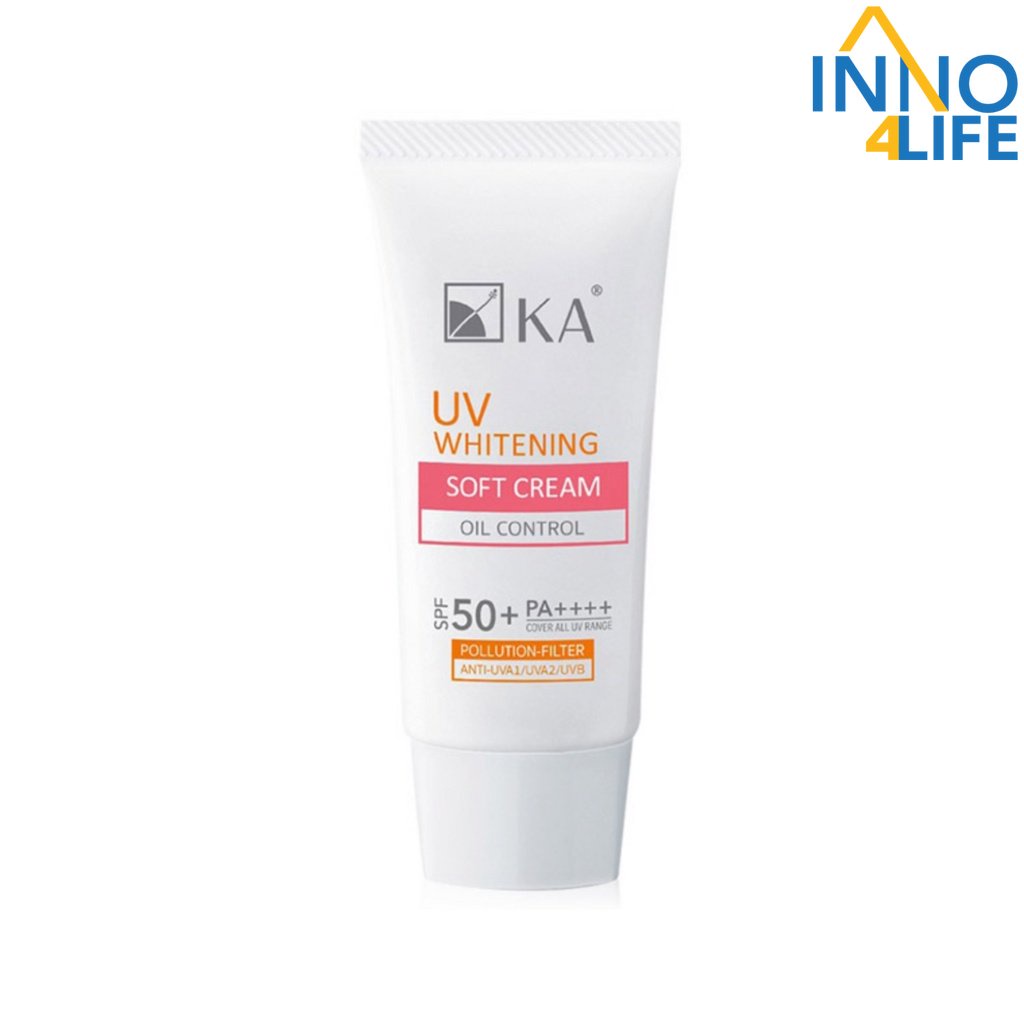 KA UV WHITENING SOFT CREAM SPF 50+ PA++++ / เคเอ ยูวี ไวท์เทนนิ่ง ซอฟ ครีมกันแดด 40 g. [inno ...