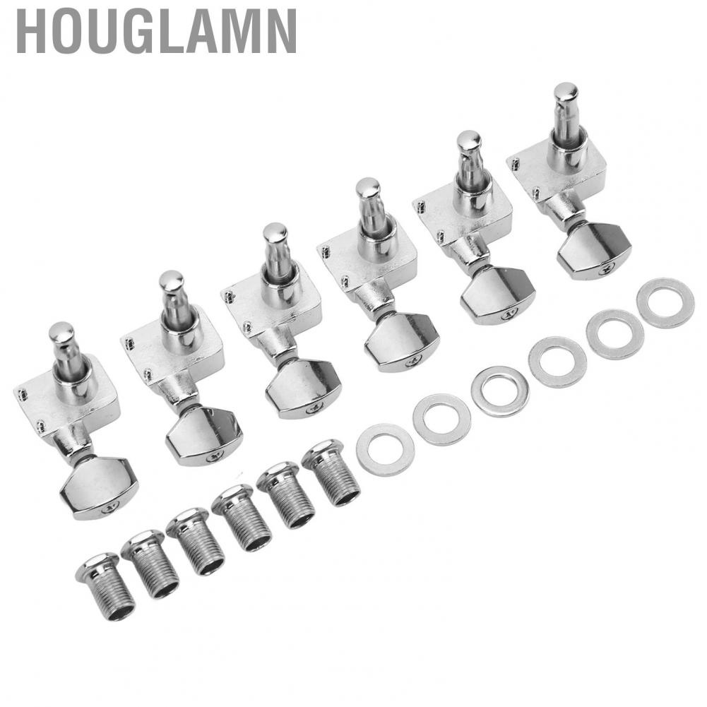Houglamn 6 Sets Guitar Tuning Peg Tuner Key Machine Head Set Kit ...