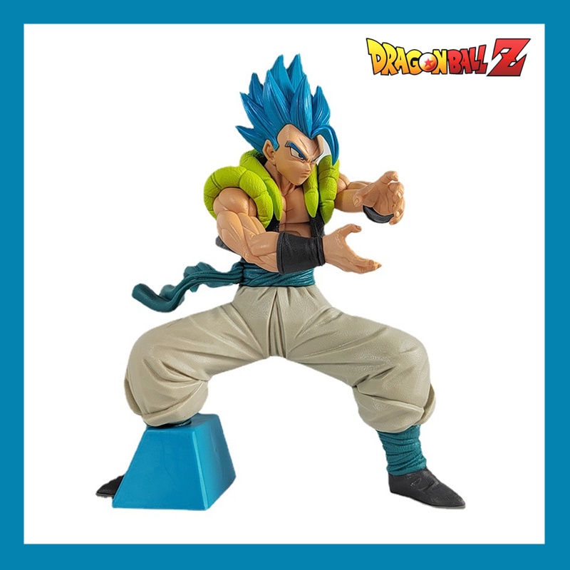 โมเดลฟิกเกอร์ PVC อนิเมะดราก้อนบอล Super Saiyan Blue Hair Gogeta ขนาด ...