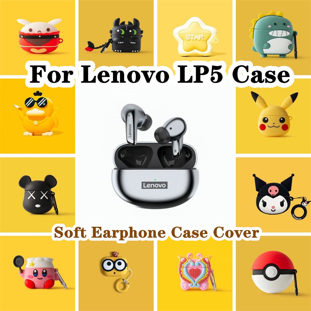 พร้อมส่ง! เคสหูฟัง แบบนิ่ม กันกระแทก ลายการ์ตูน สําหรับ Lenovo LP5 LP5 | Shopee Thailand