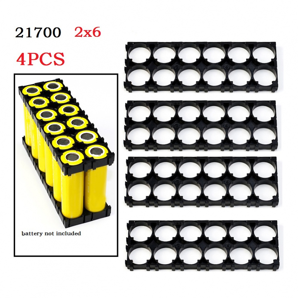 【COLORFUL】Universal 21700 Battery Holder Stand Set of 4 Plastic ...