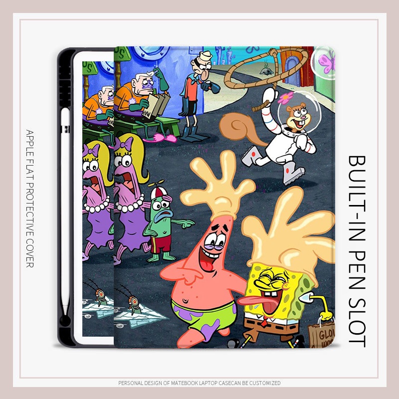 SpongeBob เคสไอแพด mini 4 5 6 air 1 2 3 4 5 เคส iPad 10.2 gen 7 8 9 ...