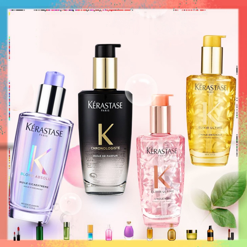 Kerastase Elixir Ultime L'Huile Rose / Originale Oil / Chronologiste ...
