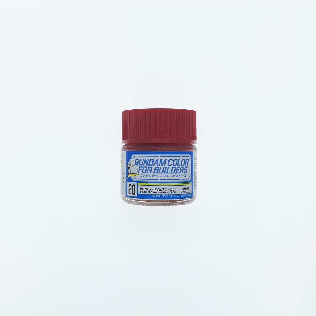 MR.COLOR GUNDAM COLOR UG20 RX-78 RED VER.ANIME (SEMI-GLOSS, 10ml ...