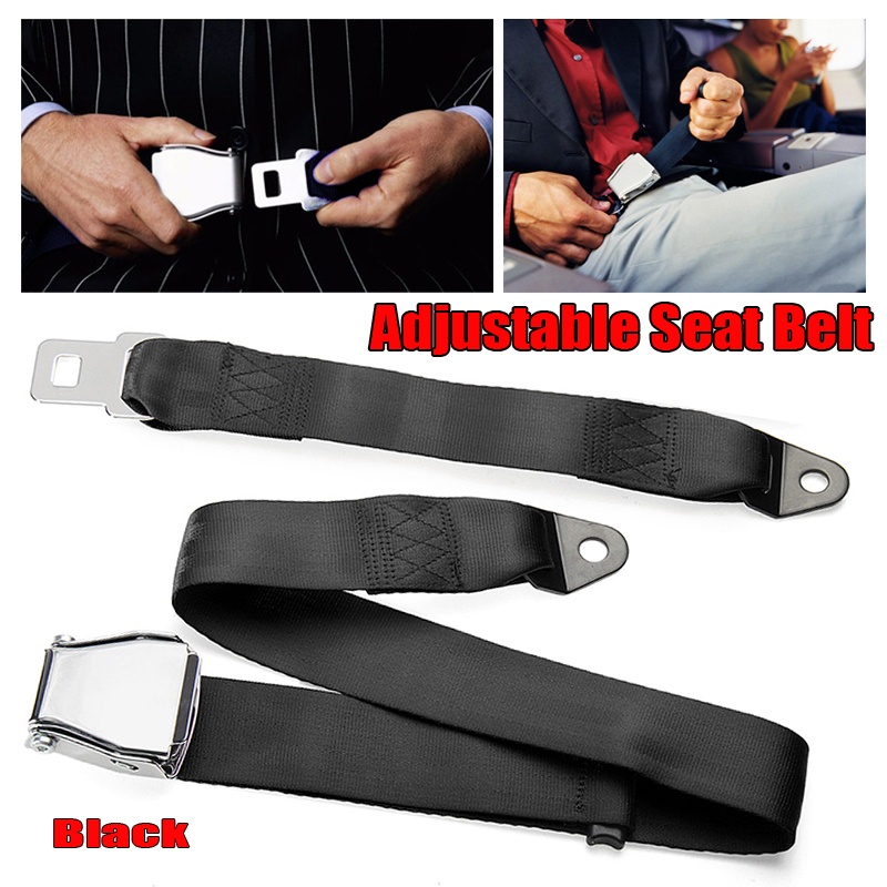 【S】Seat belt Safety Webbing Accessory Adjustable Aircraft buckle ...