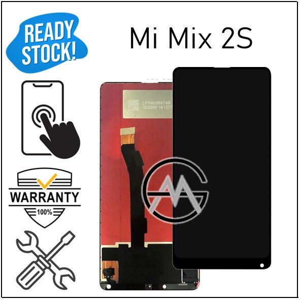 Gm ANG อะไหล่หน้าจอสัมผัสดิจิทัล LCD แบบเปลี่ยน สําหรับ Xiaomi Mi Mix 2s | Shopee Thailand