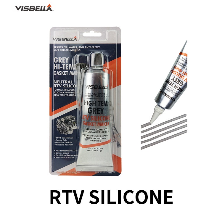 VISBELLA กาวทาประเก็น สีเทา ใช้แทนประเก็นได้ ทนน้ำมันและความร้อนได้สูง แท้ 100% 85g | Shopee ...