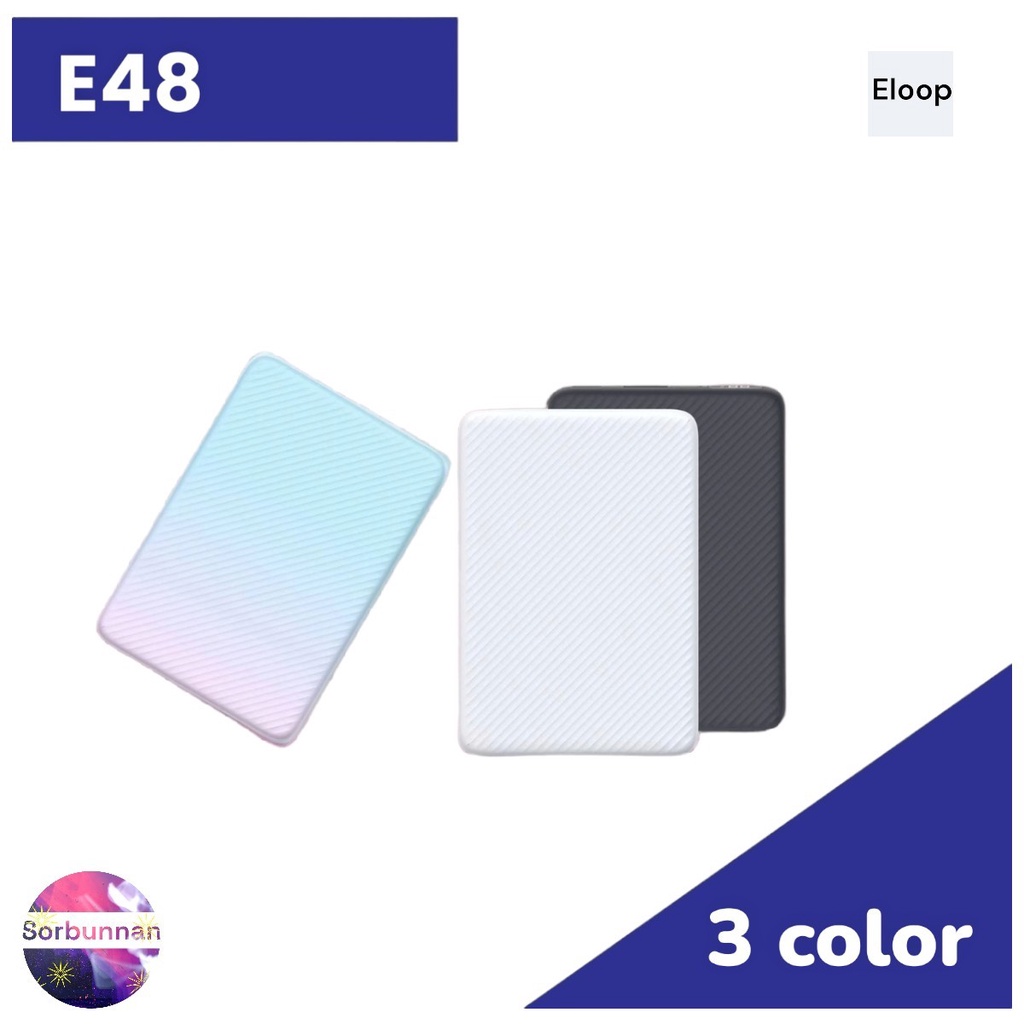 Eloop E48 แบตสำรอง Power Bank ความจุ 10000mAh รองรับการชาร์จPD 20W Fast ...