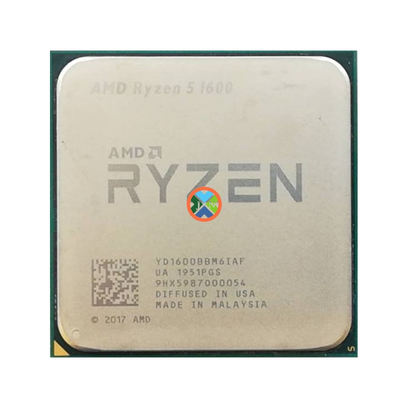 สายเคเบิ้ล AMD Ryzen 5 1600 R5 1600 3.2 GHz Six-Core Twead 65W CPU ...