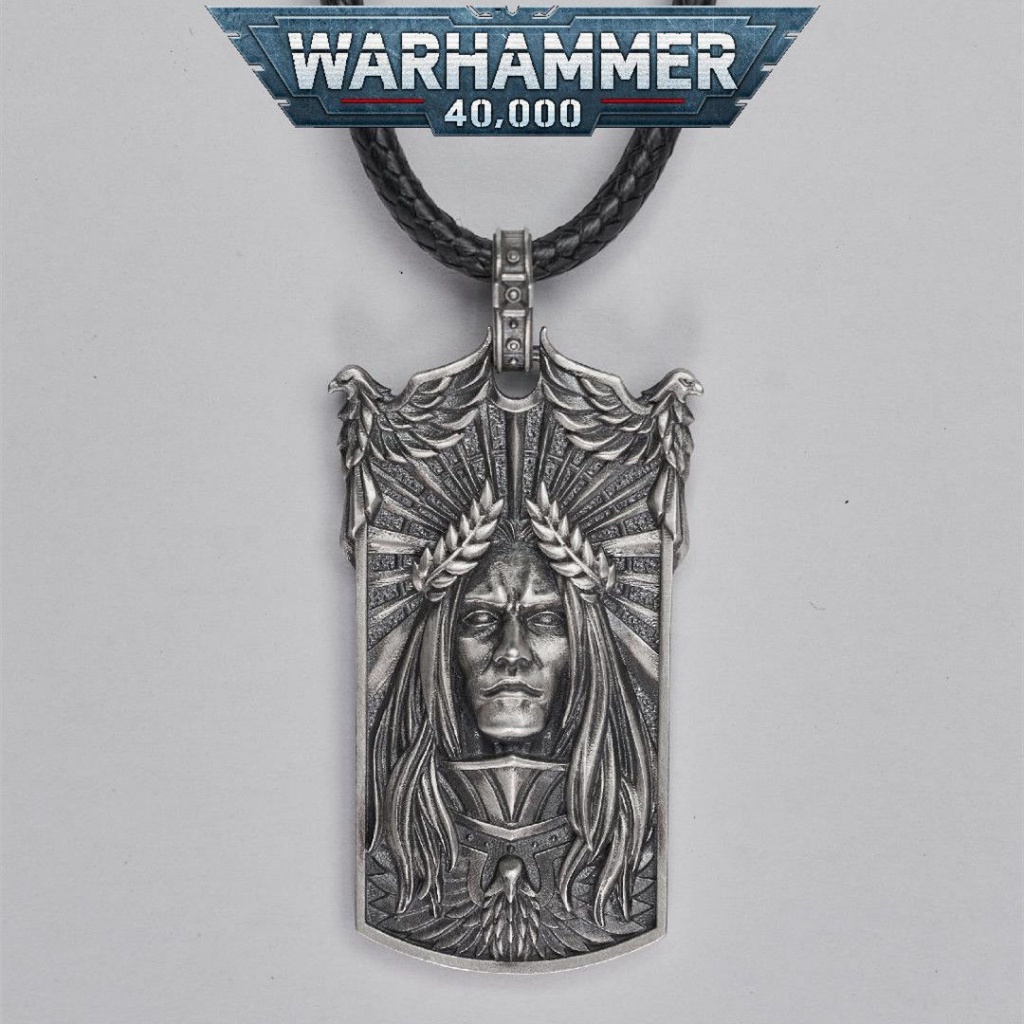 Warhammer 40K สินค ้ า Emperor Emblem จี ้ เงินสเตอร ์ ลิงอุปกรณ ์ ...