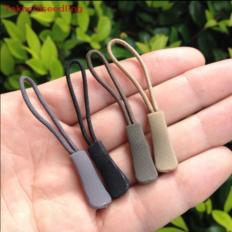(Takashiseedling) 5 PCS Zipper Pulls Cord Rope Ends Lock Zip Clip ...