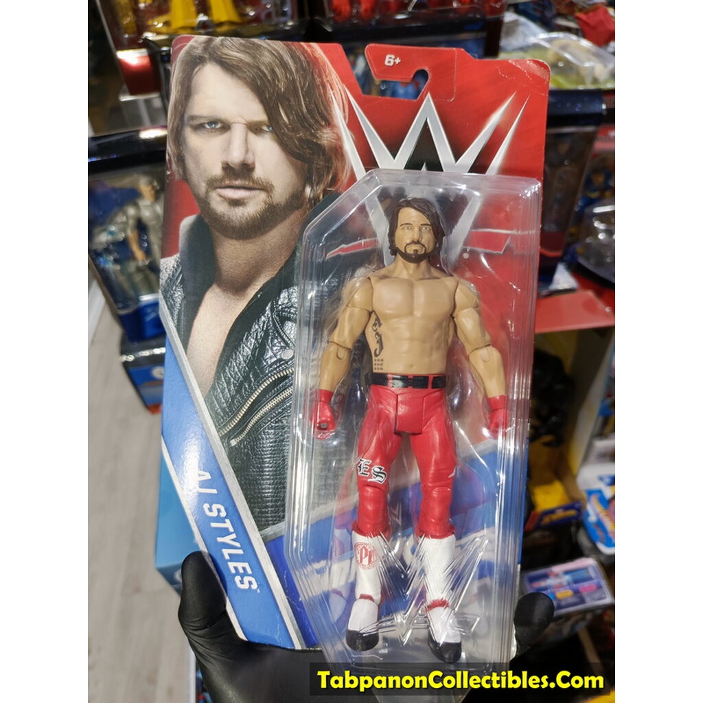 [2017.08] WWE Series AJ Styles (Red Attire) - WWE Exclusive | Shopee ...