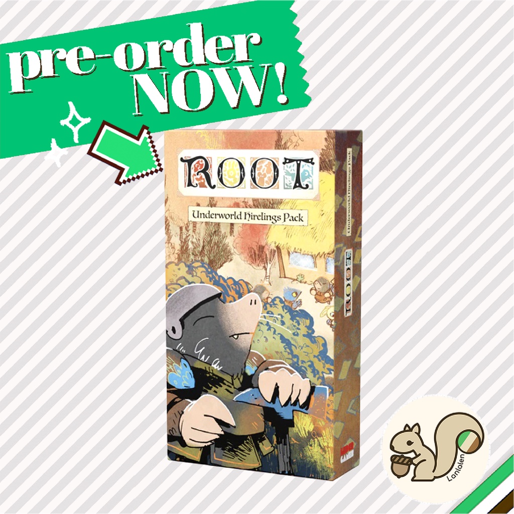 Root: Underworld Hirelings Pack บอร์ดเกมแท้ คู่มือภาษาอังกฤษ [Pre-Order ...