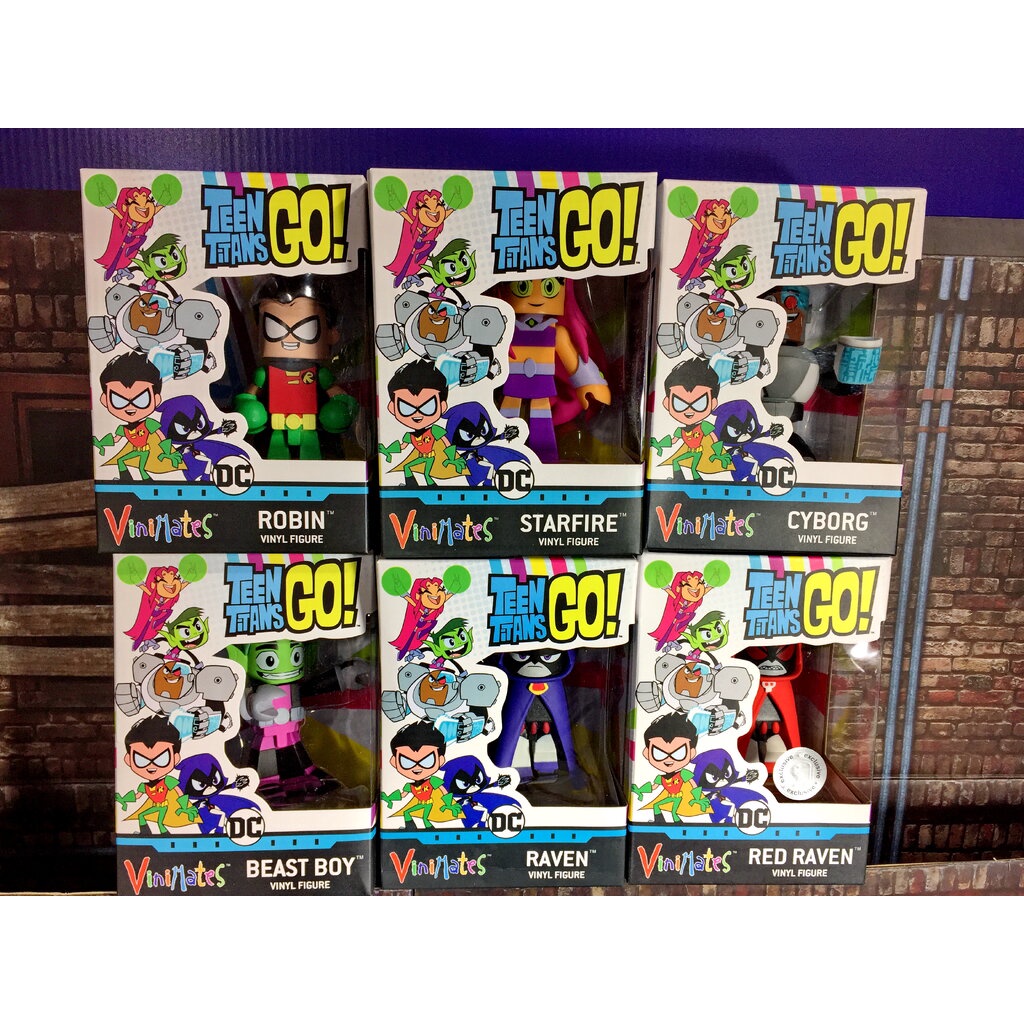 [2018.08] DST Vinimates Teen Titans GO! Set of 6 Figures | Shopee Thailand