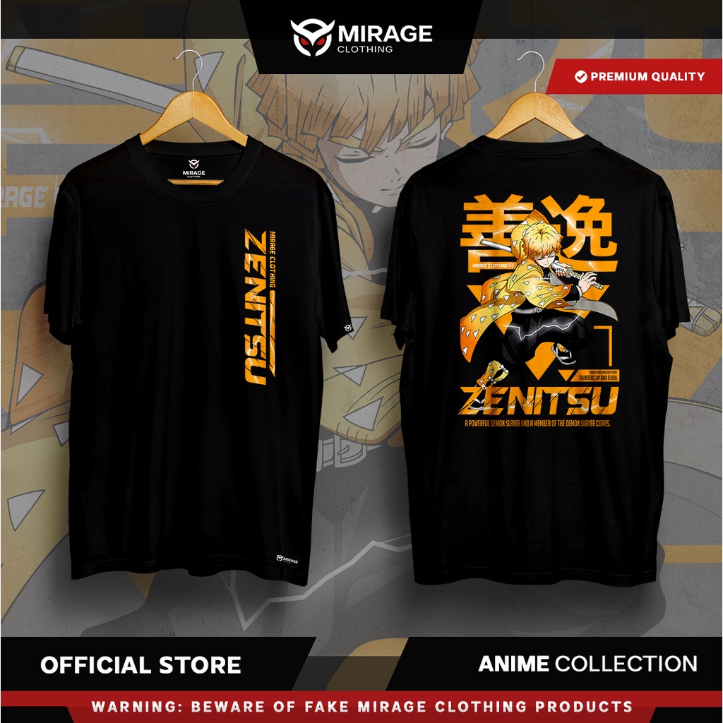 Mirage Clothing - เสื้อเชิ้ตผ้าฝ้าย 100% พิมพ์ลายอนิเมะ Demon Slayer ...