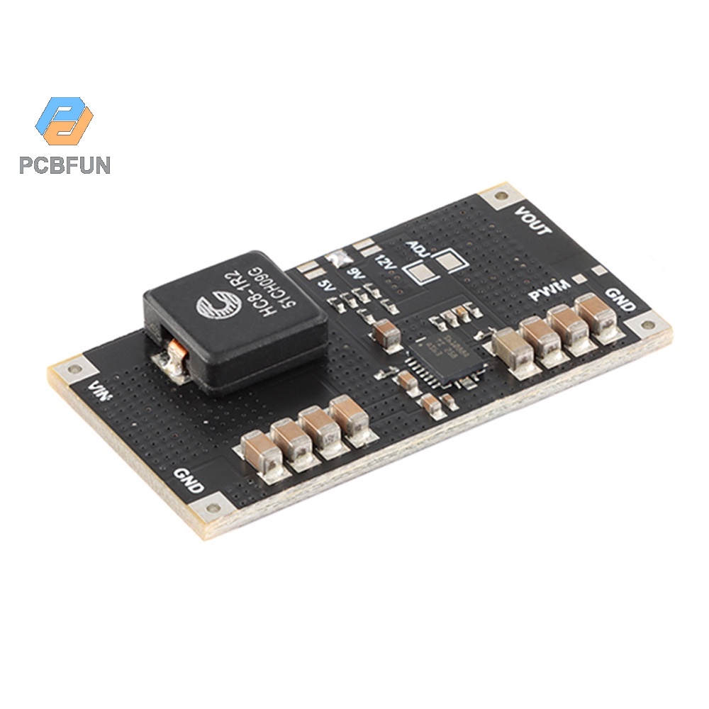 Pcbfun Tps61088 โมดูลบอร์ดสวิตช์พาวเวอร์ซัพพลาย 5v 9v 12v Boost Step Up 10a 1mhz | Shopee Thailand