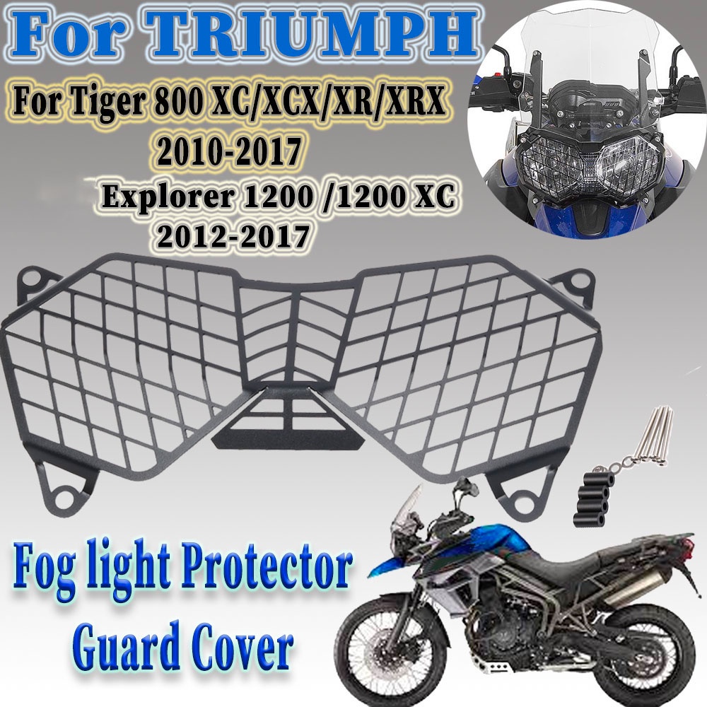 กระจังหน้าป้องกันไฟหน้า สําหรับ Triumph Tiger 800 XR XRX XC XCX & Explorer 1200 1200 XC 2010 ...