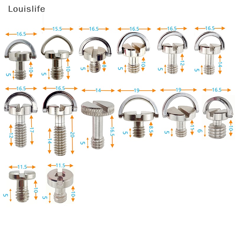 Llph อะแดปเตอร์สกรู 1/4 นิ้ว D-Ring สําหรับกล้องวิดีโอ | Shopee Thailand